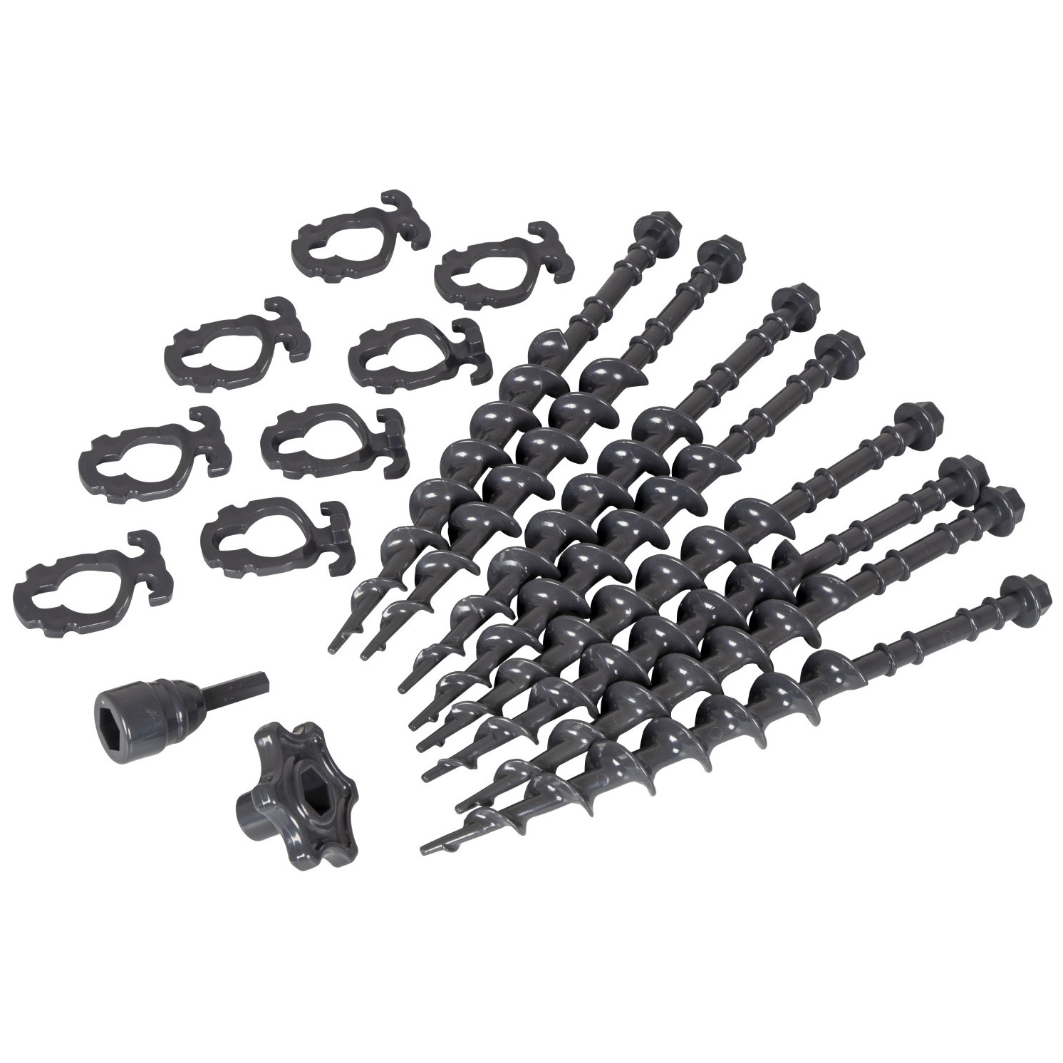 Set za nevidljivo spajanje Bo-Camp Screw pegs set 8 pcs | 4camping.hr