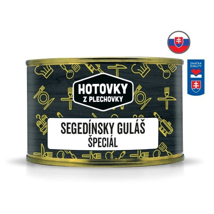 Glavno jelo Hotovky z plechovky Segedinski gulaš specijal (400 g ...
