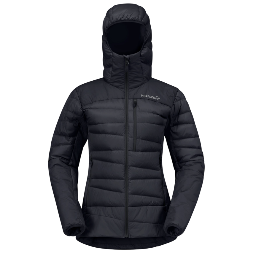 Ženska jakna od perja Norrona falketind down750 Zip Hood | 4camping.hr